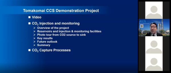 Japan CCS presented at webinars. | Japan CCS Co., Ltd.